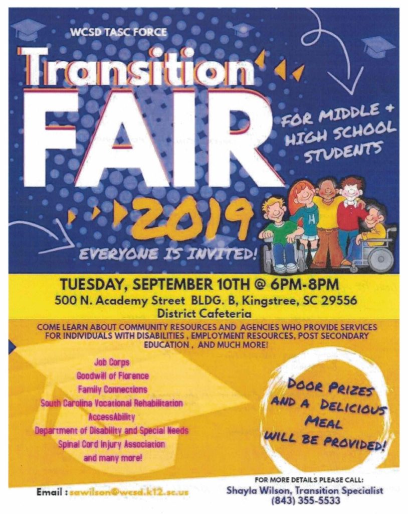 WCSD TASC Force Transition Fair – AccessAbility