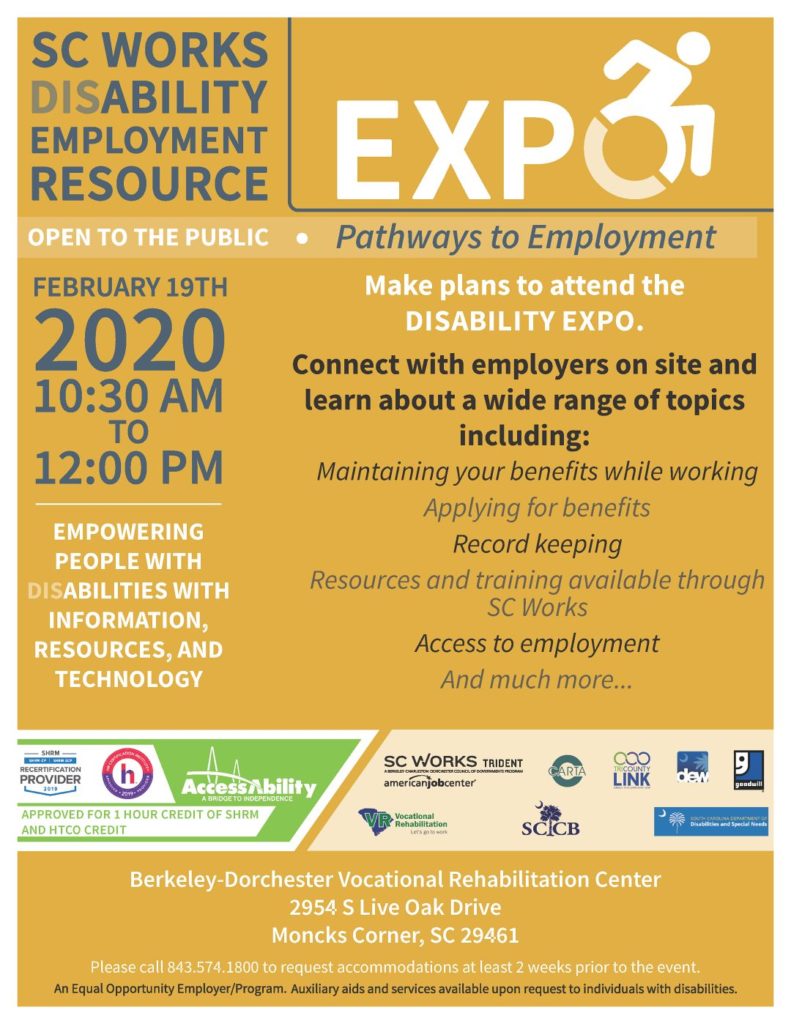 SC Works Disability Expo – AccessAbility